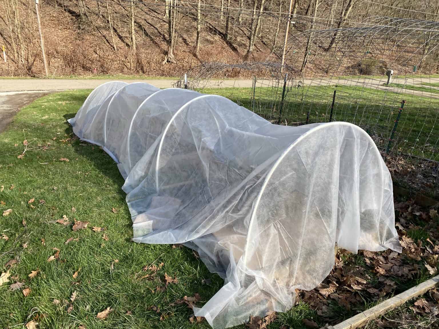 $20 Simple DIY Mini Hoop House » Homesteading Where You Are