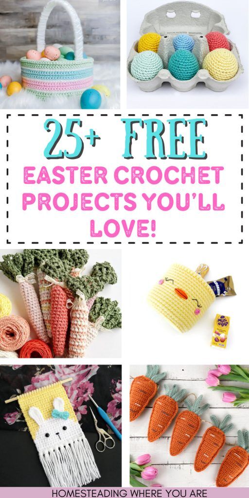 25+ Free Easter Crochet Patterns You'll Love